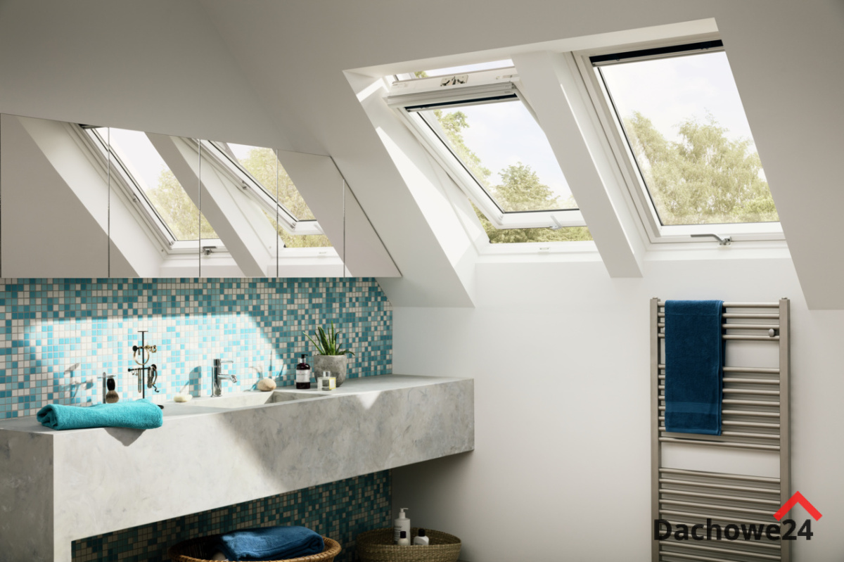 Okna dachowe VELUX GLU 0061 górne otwieranie, pakiet 3-szybowy > VELUX